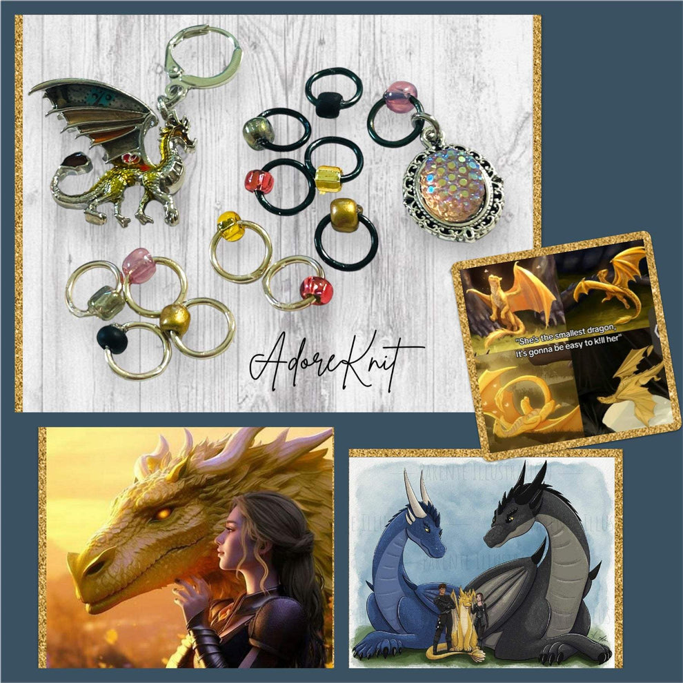 I Waited 650 Years to Hatch Progress and Stitch Markers – AdoreKnit